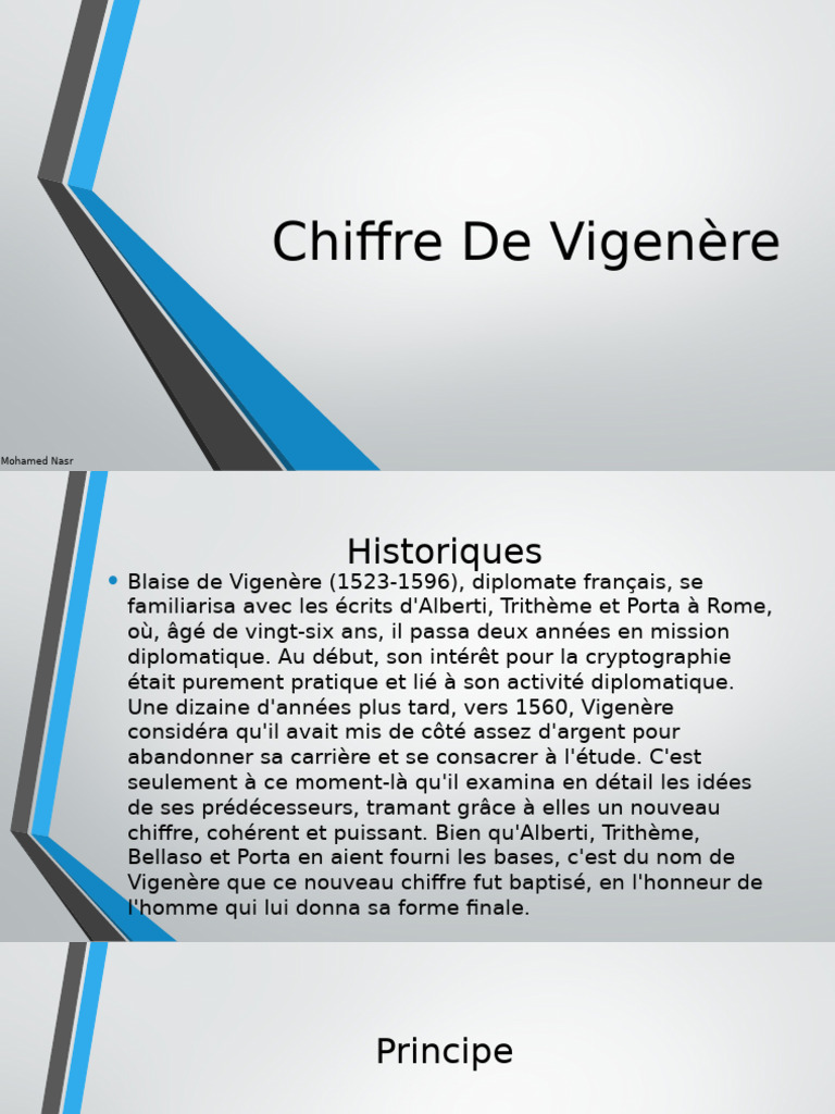 Chiffre de Vigenere | PDF Chiffre de Vigenere | PDF