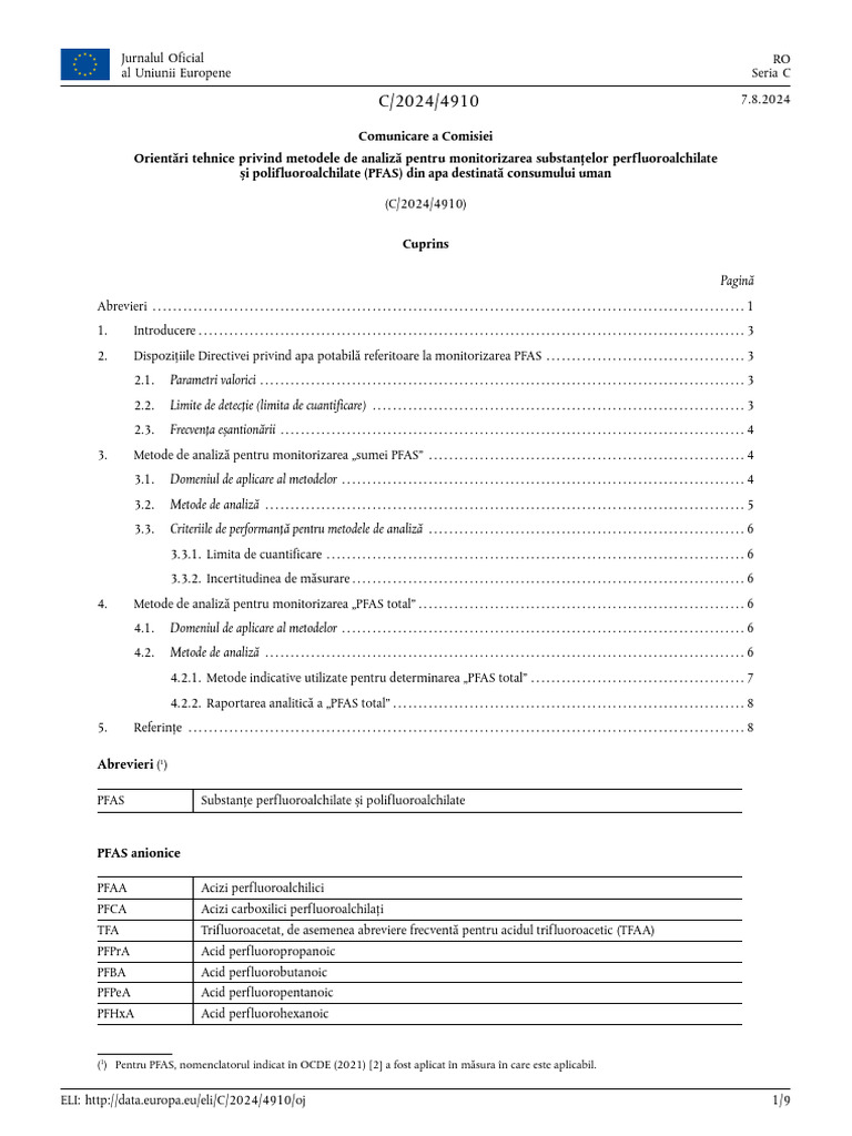 Comunicarea 4910 | PDF