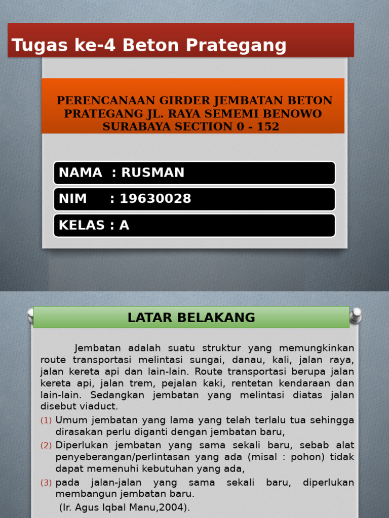 Rusman - Tugas 4 Prategang | PDF