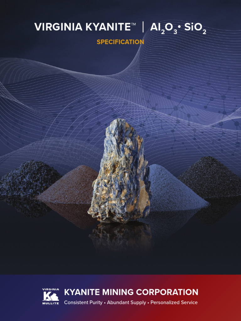 Virginia Kyanite Specification Sheet | PDF