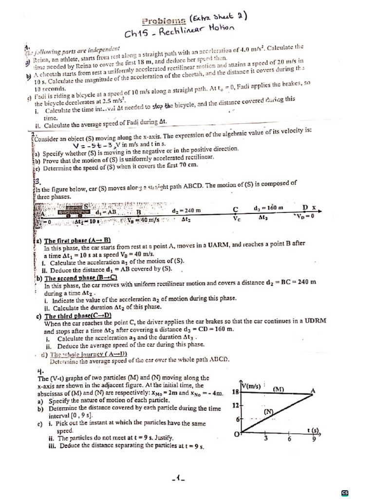 Extra Sheet 2-Ch 15 | PDF