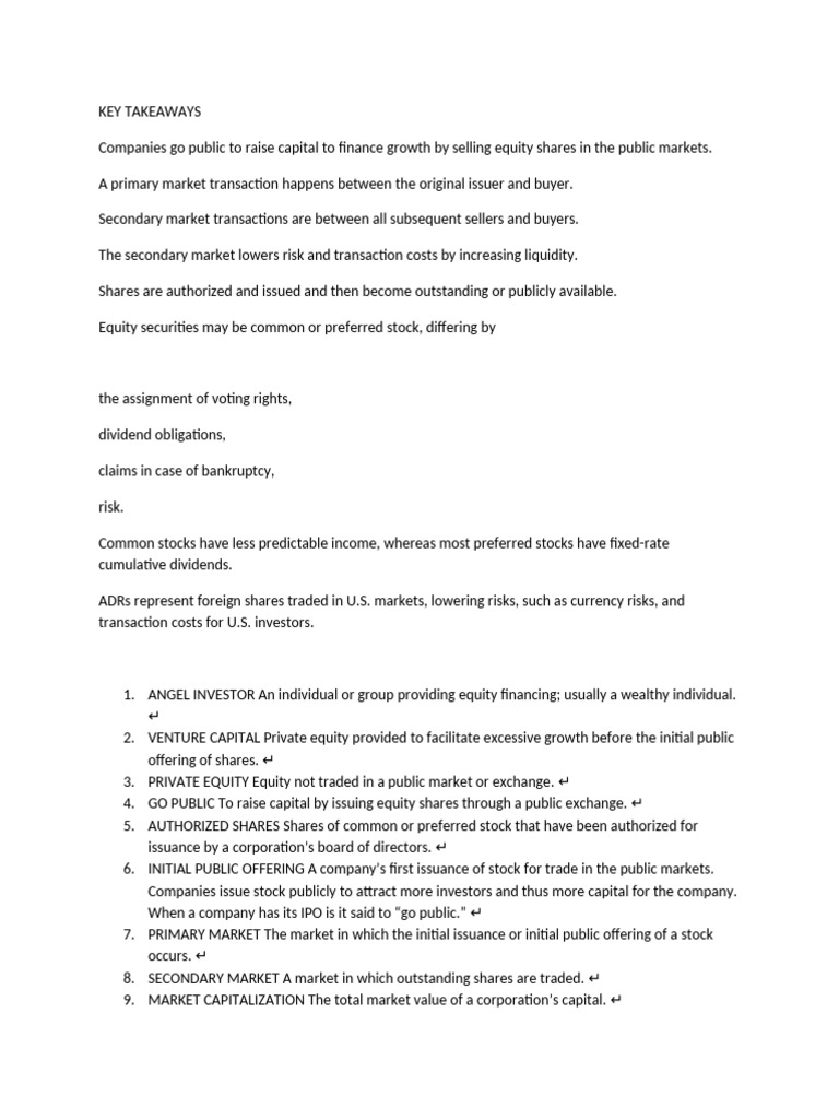 Module 6 OWNING STOCKS | PDF