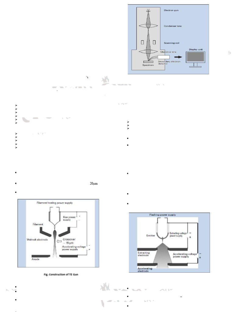 Scanning Electron Microscope | PDF