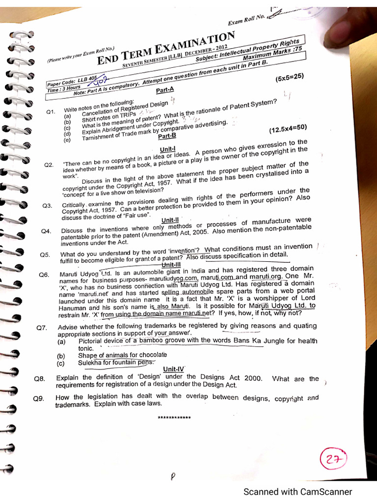 Viii Sem Question PPR | PDF