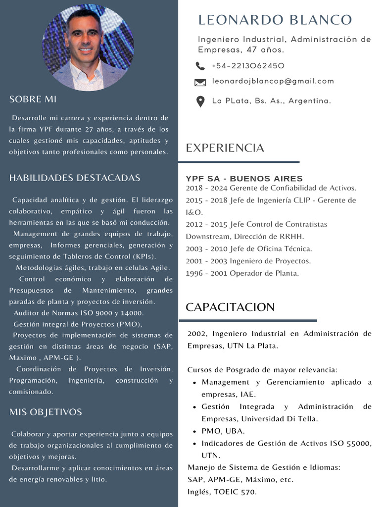 CV Leonardo Blanco | PDF