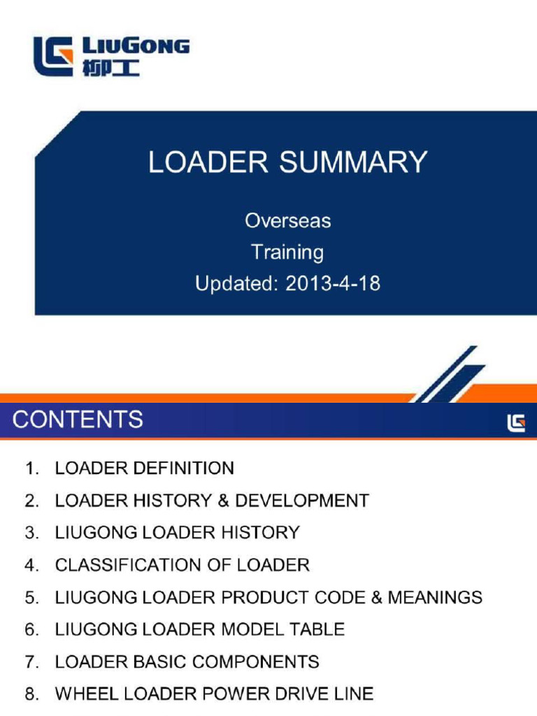 01 Loader Summary | PDF
