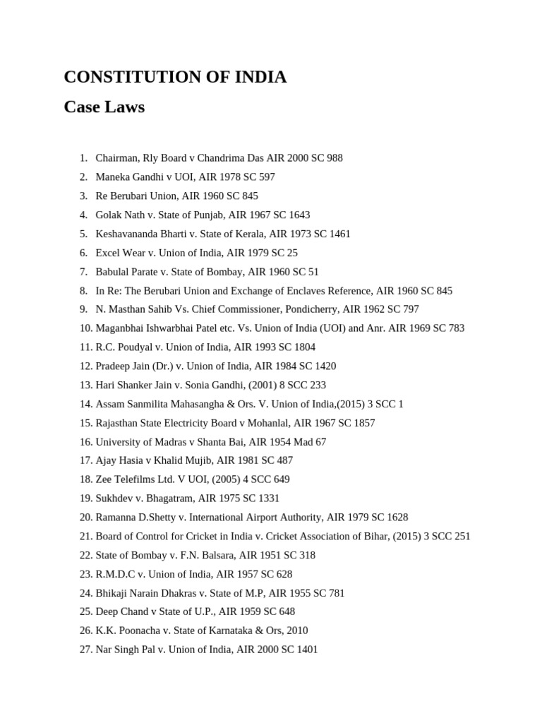 Constitution of India | PDF