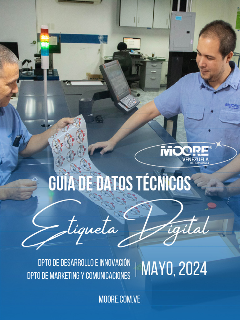 Guías Moore - Datos Técnicos en Un Pedido de Etiquetas en Rollo | PDF