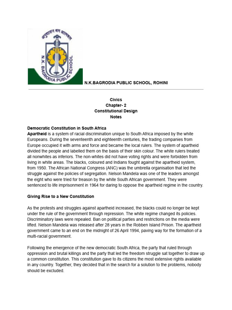 Constitutional design_notes | PDF