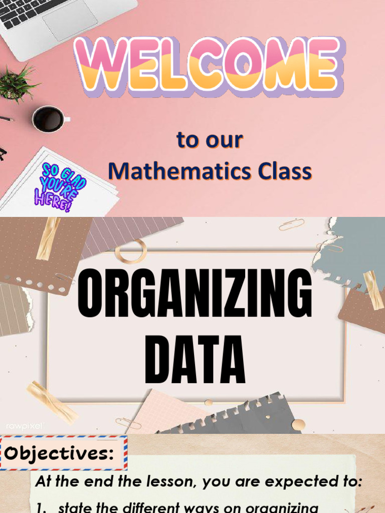 Q4W1D3 Organizing Data PDF | PDF