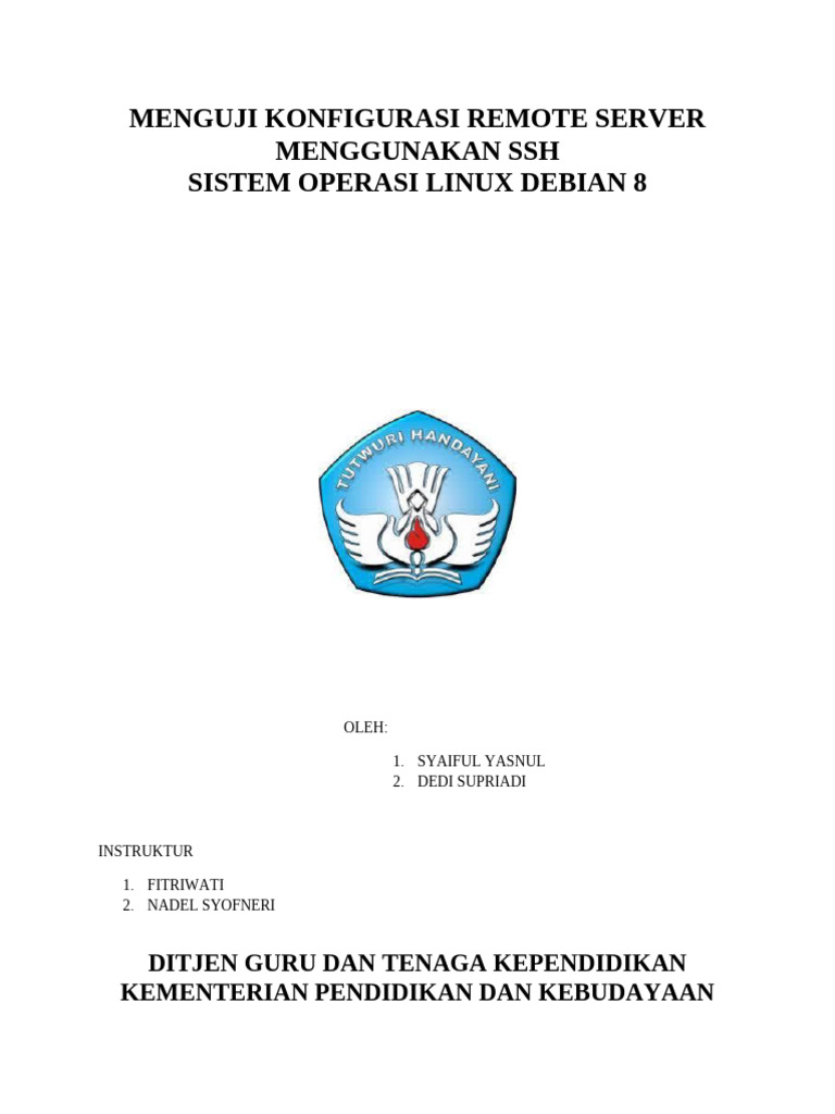 KP.3 Modul D. Konfihurasi Remote Server (Syaiful Yasnul, Dedi Supriadi) | PDF