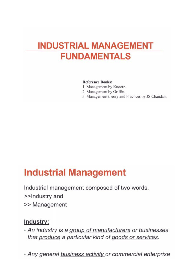 Lecture # 01 - Fundamentals of Engineering Management-1 | PDF