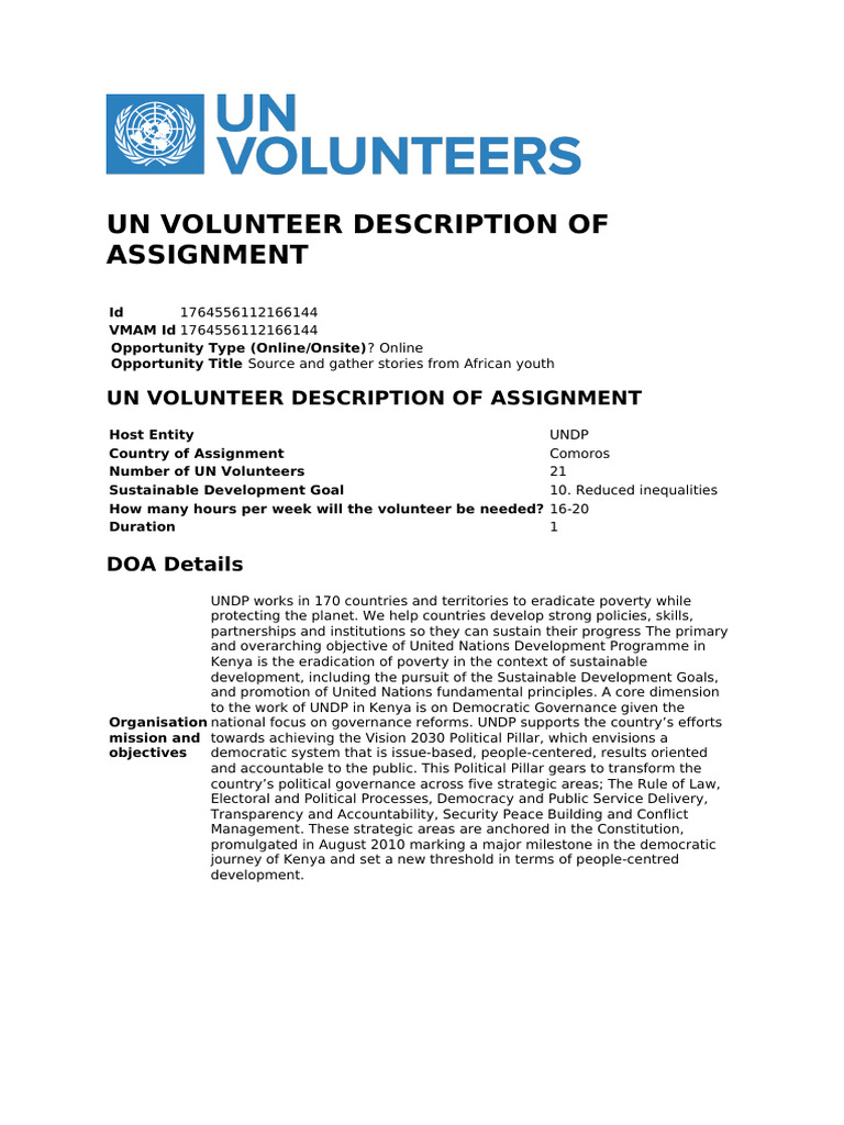 Unv Description | PDF