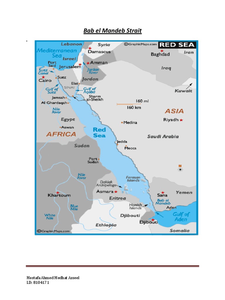 Bab El Mandeb Strait: Mostafa Ahmed Medhat Asseel I.D: 8104171 | PDF ...