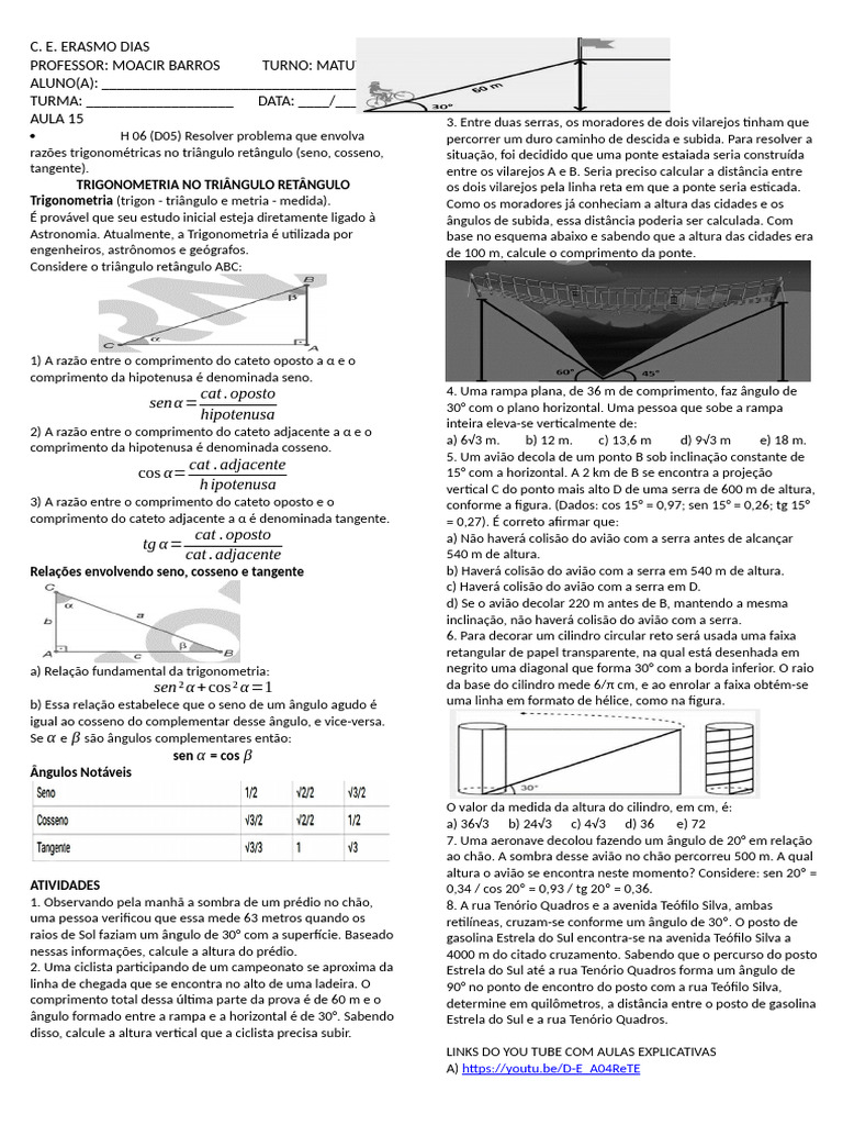 Aula 15 - H 06 Erasmo - Onl | PDF