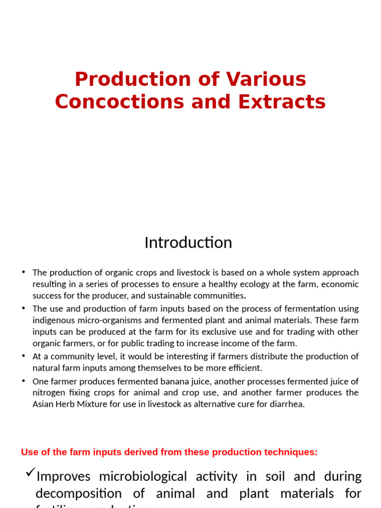Natural Inputs | PDF