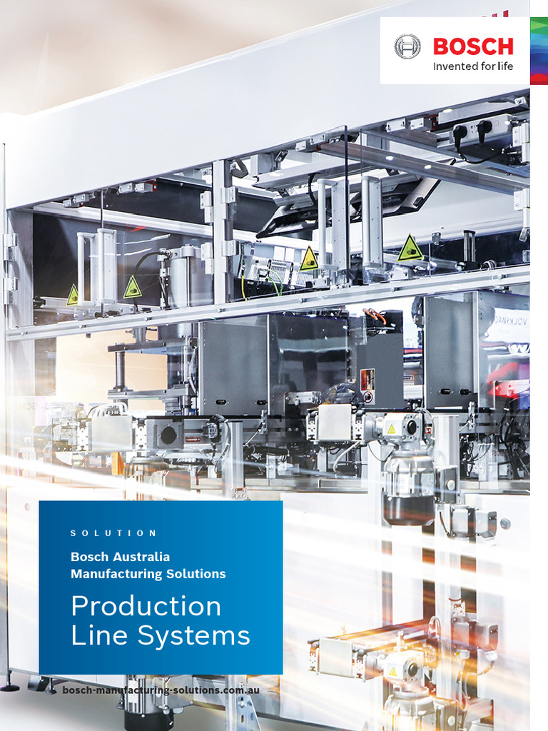 211006 Bosch Production Line System | PDF