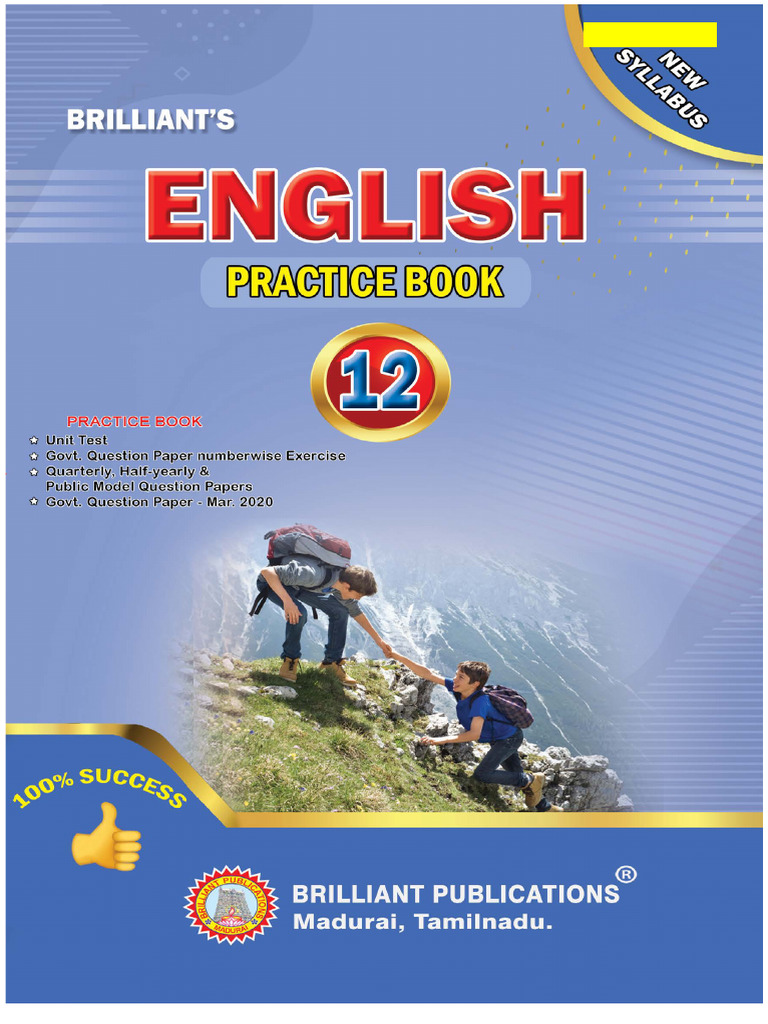 12-English-Practice Book Full Guide by Brilliant Publication's | PDF