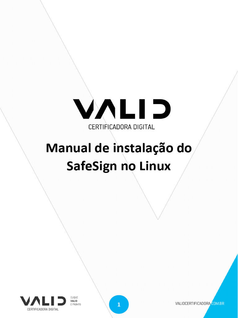Manual de Instalacao Safesign Linux | PDF