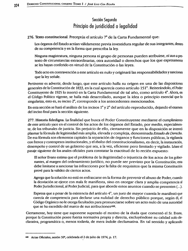 Principio de Legalidad y Principio de Responsabilidad | PDF