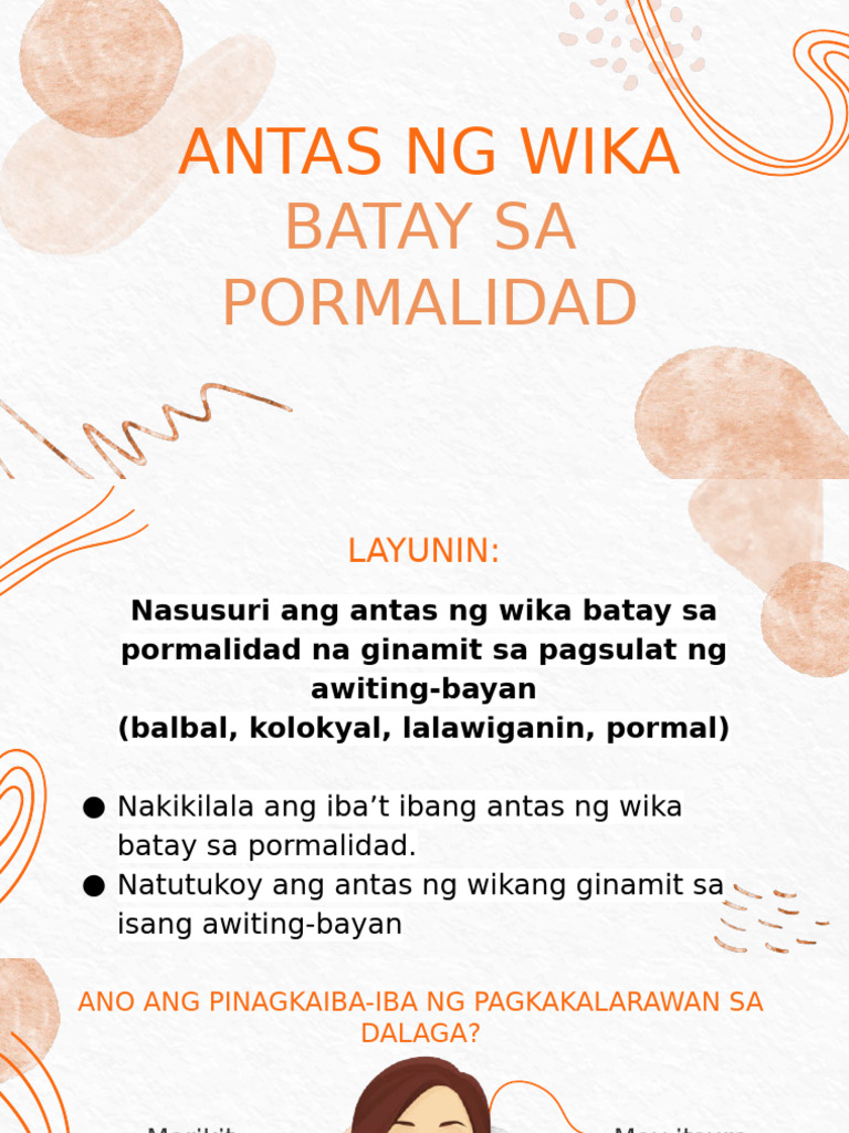 Antas NG Wika | PDF