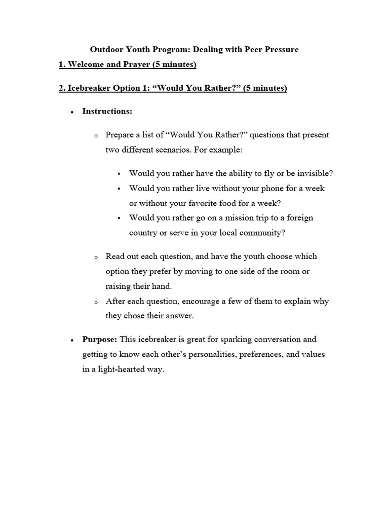 Dealing With Peer Pressure | PDF