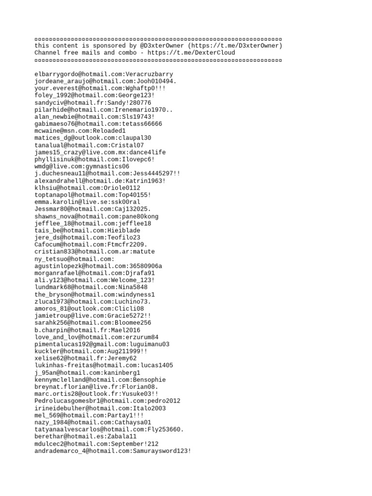 3k Hotmail Access Valid | PDF