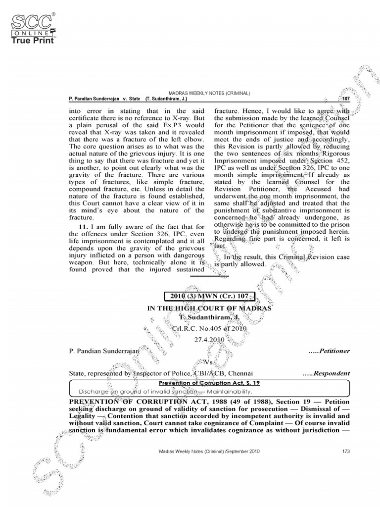 Discharge For Invalid Sanction Impermissible | PDF
