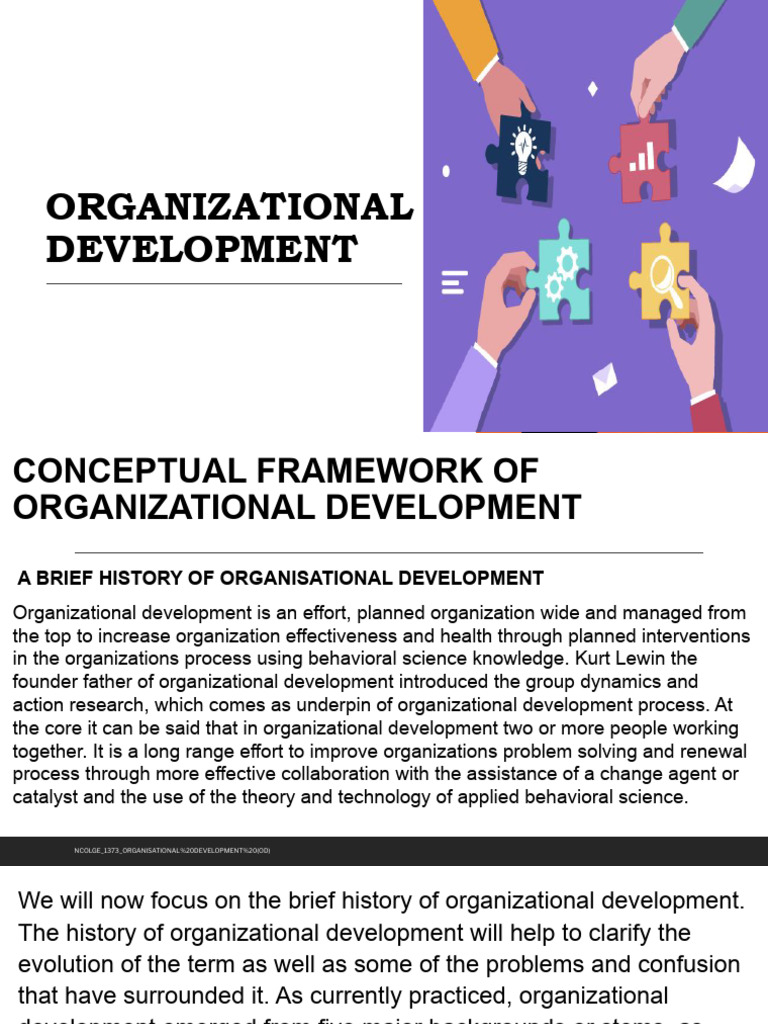 ORGANIZATIONAL DEVELOPMENT ppt3 | PDF