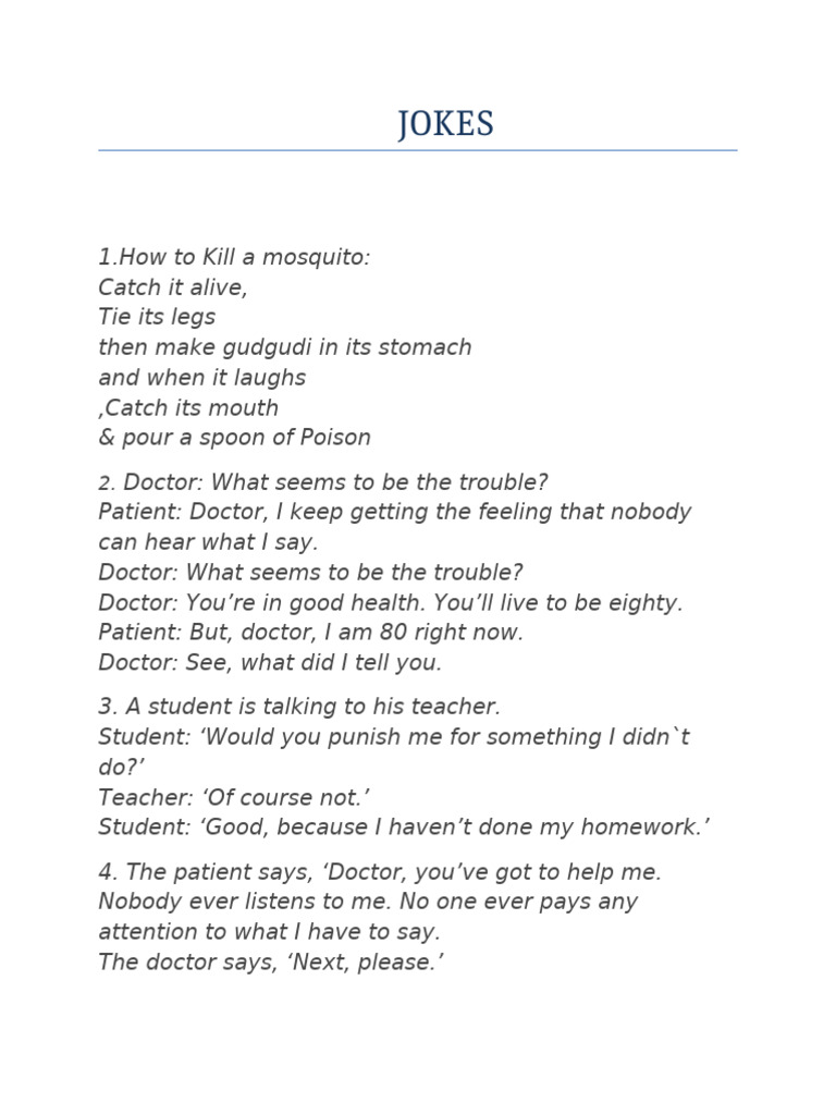 Jokes | PDF