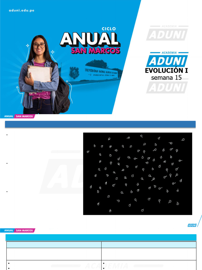Asm-tsoo15-Bi - Evolución I Teoría y Practica Dirigida ABC | PDF
