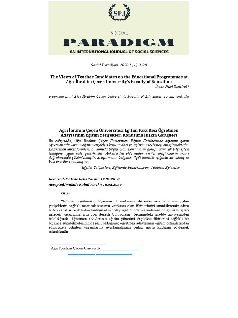 1 - Ihsan Nuri New | PDF