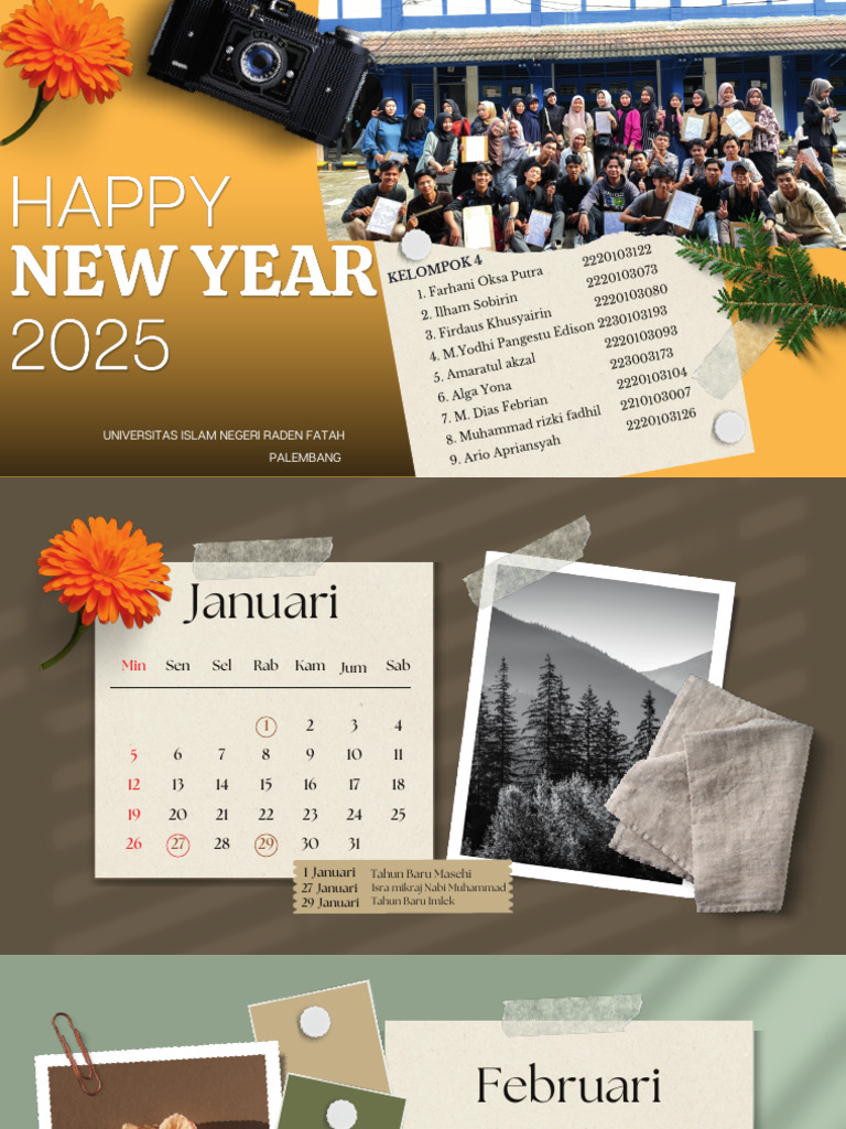Kalender 2025 Revisi | PDF