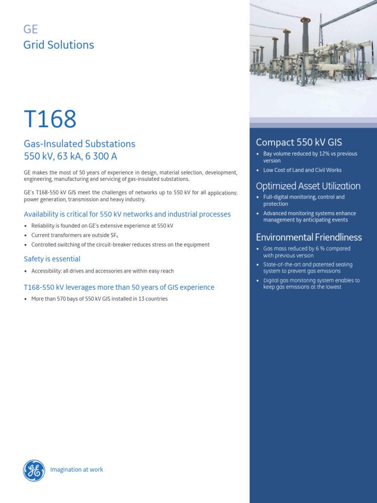 T168 - 550 - KV Brochure EN 2018 11 Grid GIS 1618 | PDF