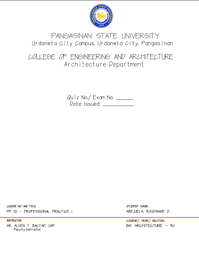 Pp1 Cover Quiz | PDF