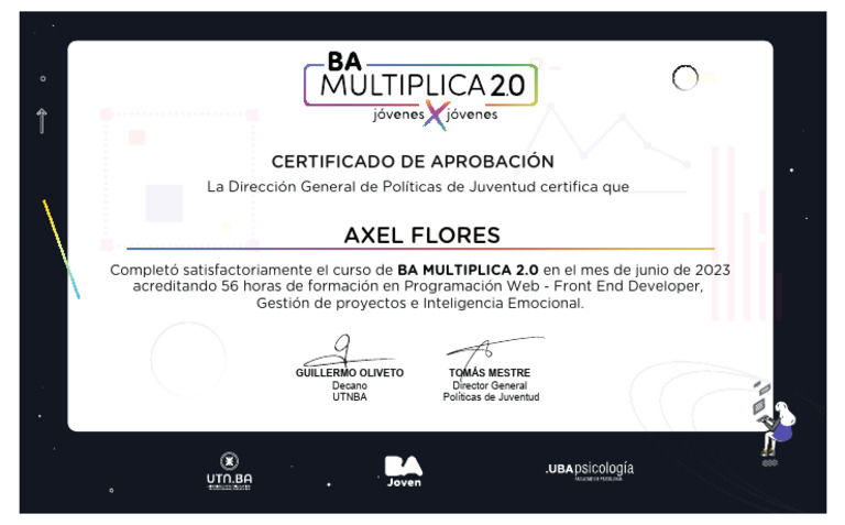 Programación - Certificado BA Multiplica 2.0 - 197 | PDF | Negocios