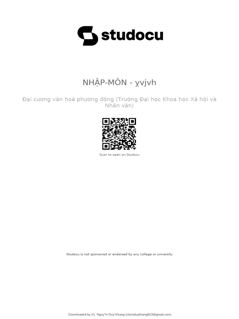 Nhap Mon Yvjvh | PDF