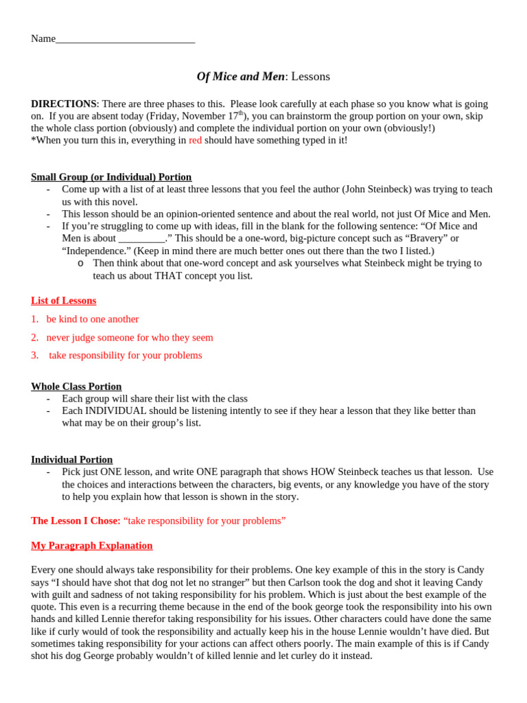 OMAM Lessons | PDF