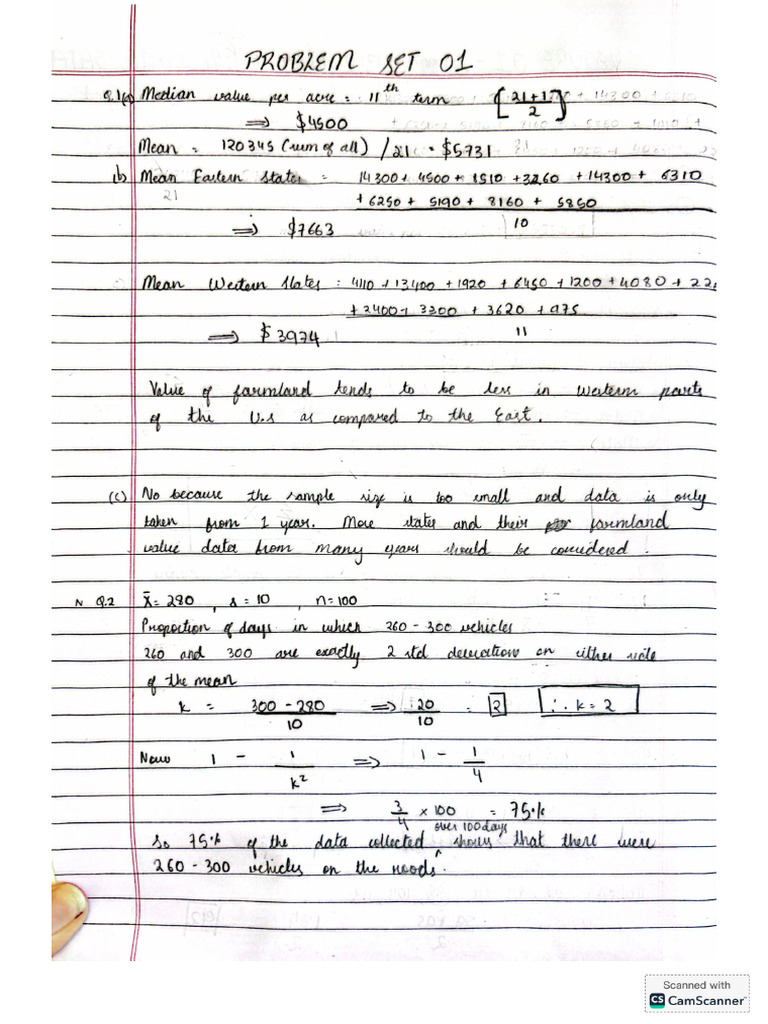Problem Set 1 Written Work | PDF