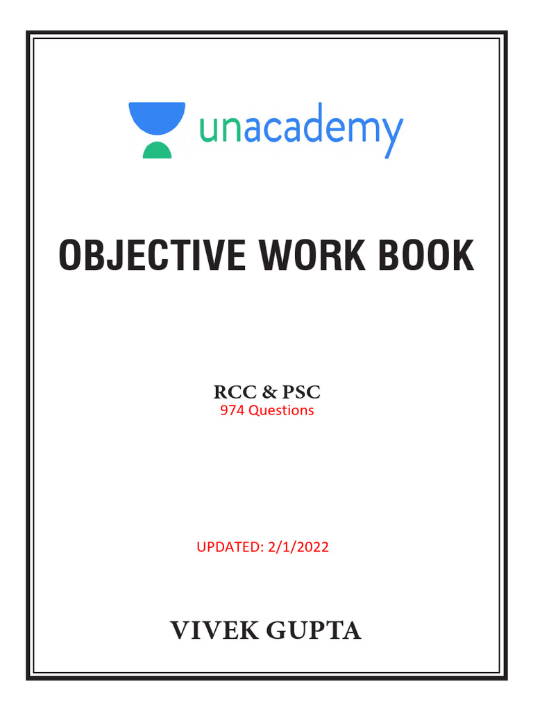RCC WorkBooks | PDF