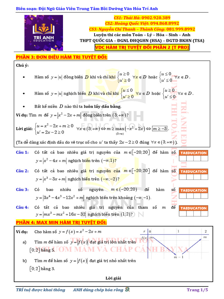 9. VDC Hàm Trị Tuyệt Đối P2 (T Pro) | PDF