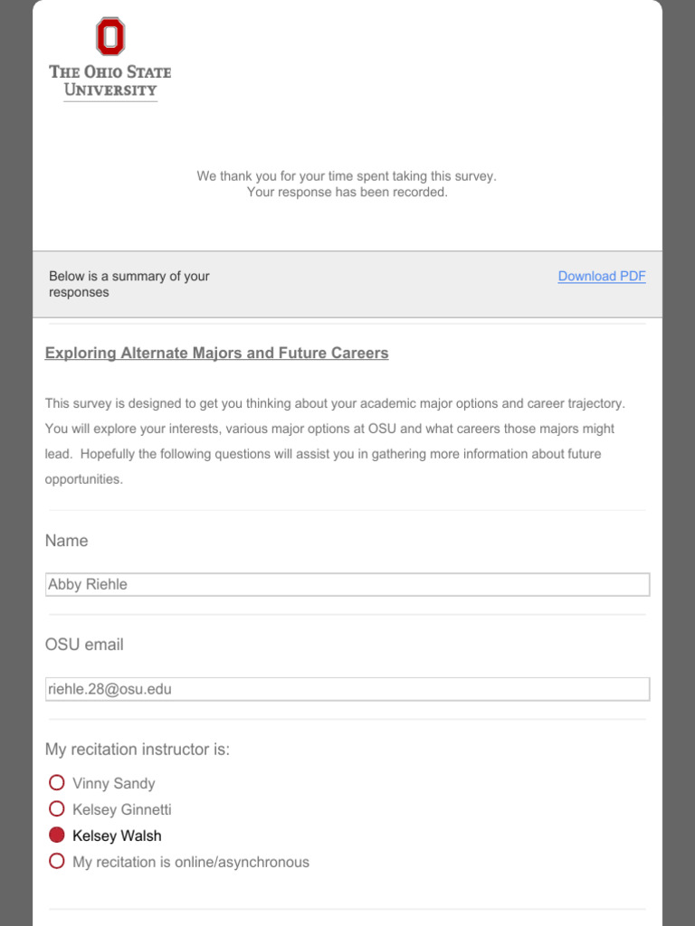 Response Summary | PDF