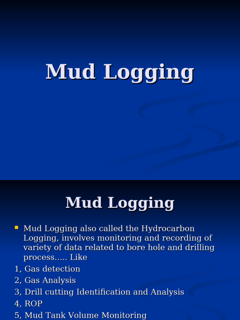 Mud Logging | PDF | Home & Garden | Technology & Engineering