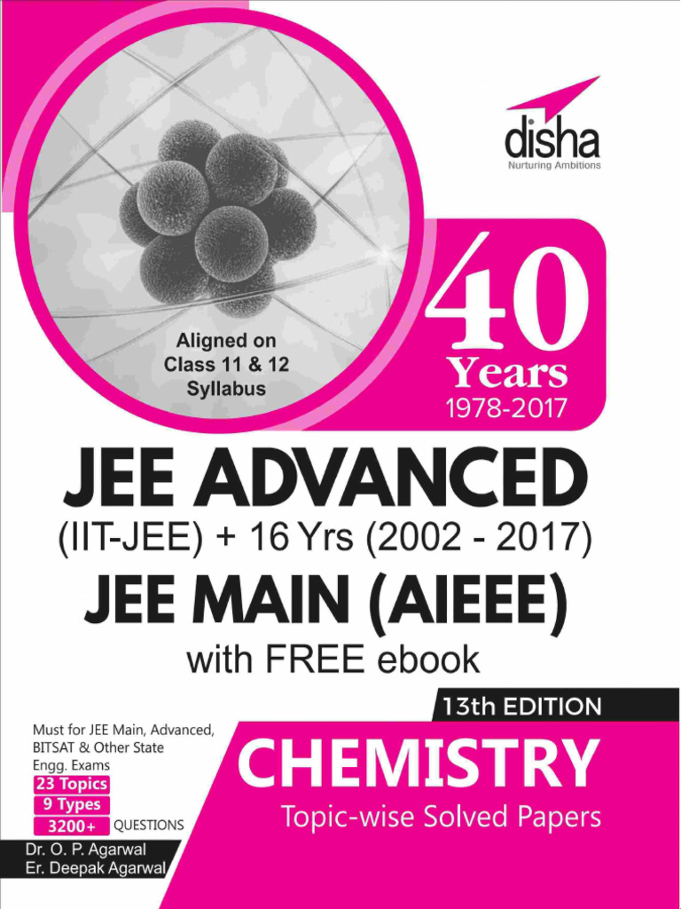Jee Advanced Chemistry (Disha Chemistry) | PDF
