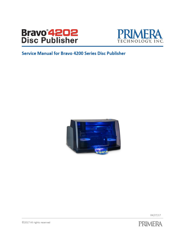 Bravo 4200 Service Manual | PDF