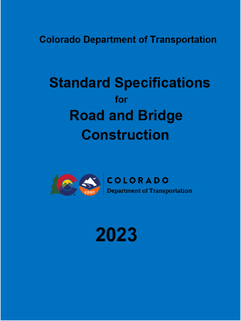2023 Cdot Specs Book | PDF