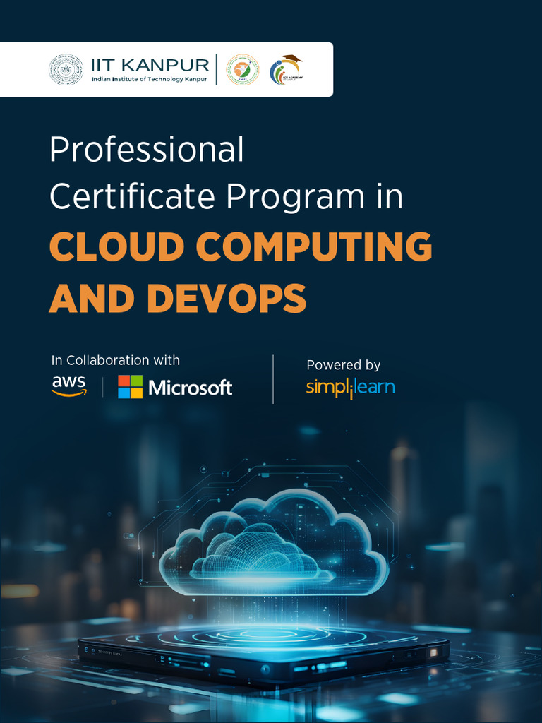 IIT Kanpur PCP in Cloud Computing+DevOps Brochure | PDF