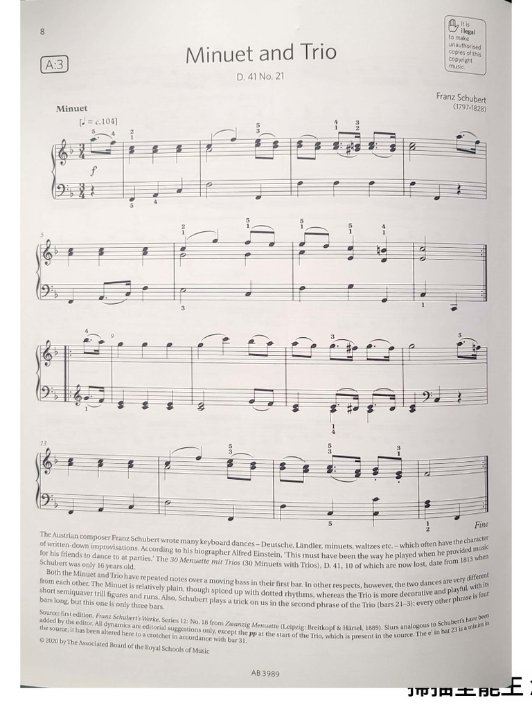 Minuet and Trio | PDF