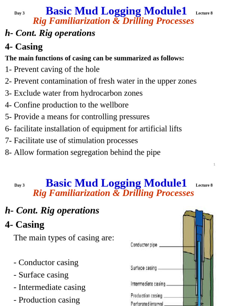 Basic Mud Logging Module Lecture 8 | PDF