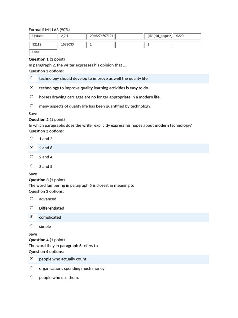Formatif M1 La3 | PDF